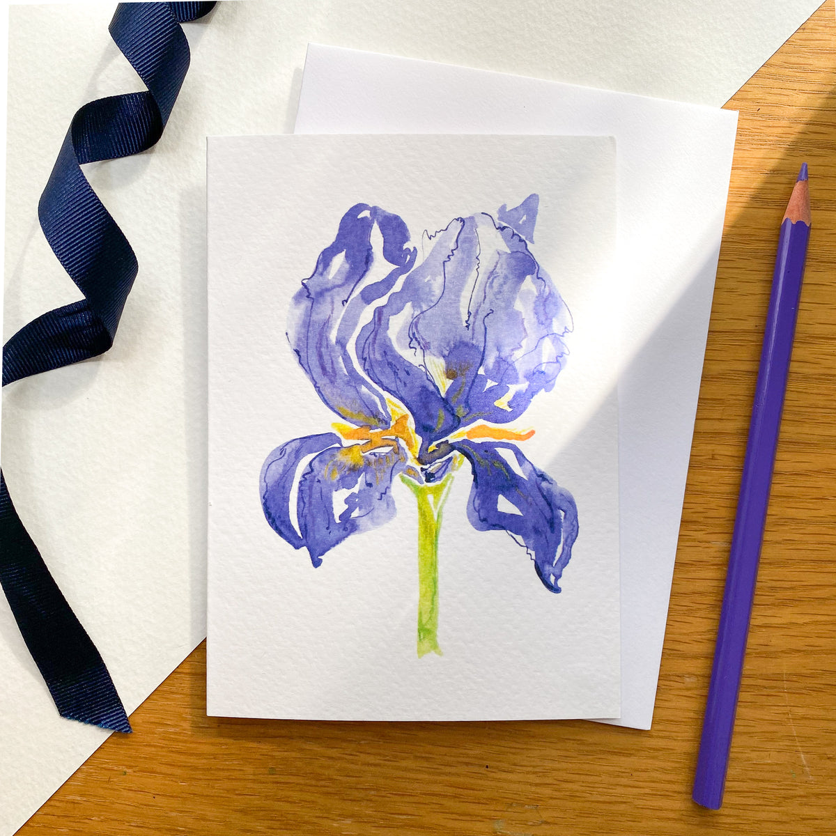 Iris No.7 card – Portland Paper Company