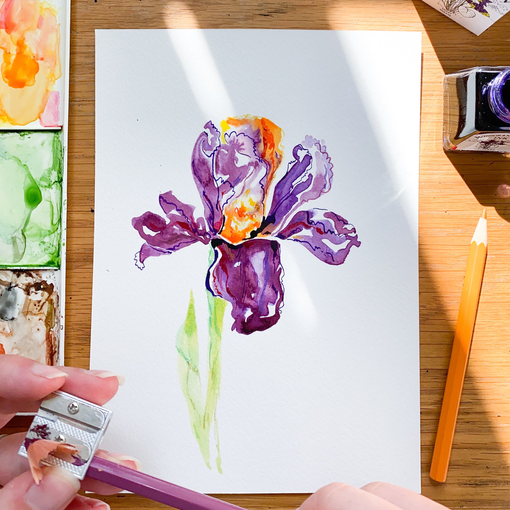 Iris No.6 card – Portland Paper Company